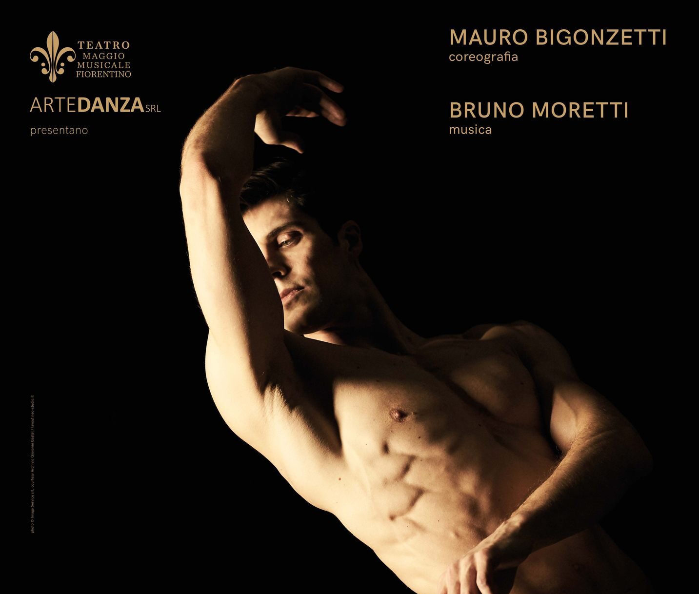 Roberto Bolle in Italia nel “Caravaggio” di Bigonzetti