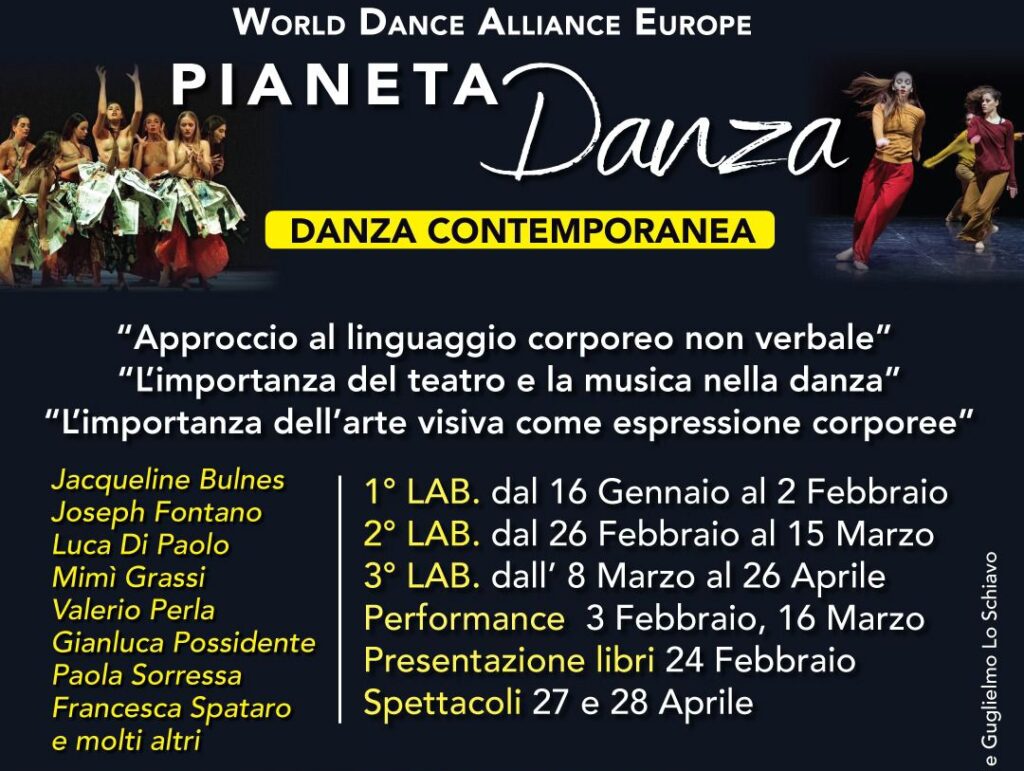 "Pianeta Danza" un progetto del Maestro Joseph Fontano